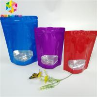 China 3.5g Seed Powder Foil Pouch Packaging Plastic Heat Seal Bags With Clear Window for sale