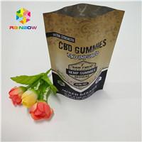 China Doypack k Aluminum Foil Pouch Premium CBD Hemp Flower Tea Packaging Smell Proof Children Resistant Pouch for sale