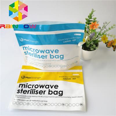 China Baby Food Stand Up Zipper Pouch Bags Stand Up Microwave Steam Steriliser Type for sale