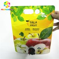 China Leak Proof Spout Pouch Packaging Aluminum Foil 2L 3L 5L Wine Apple Juice Storage for sale