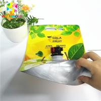 China Leak Proof Spout Pouch Packaging Aluminum Foil 2L 3L 5L Wine Apple Juice Storage for sale