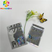 China Mylar Bag Stand Up Spout Pouch Transparent Front Foil Three Sides Heat Seal for sale