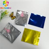 China Mylar Bag Stand Up Spout Pouch Transparent Front Foil Three Sides Heat Seal for sale