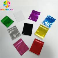 China Transparent Front Foil Packaging Bags Holographic Smell Proof Heat Seal Recyclable for sale