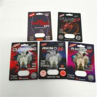 China Hardware Usage Blister Card Packaging Go RHINO Hole Capsule Container Recycled Paper for sale