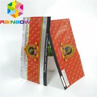 China Resealable k Plastic Pouches Packaging Clear Holographic Frosted Cigar Food Storage for sale
