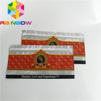China Resealable k Plastic Pouches Packaging Clear Holographic Frosted Cigar Food Storage for sale