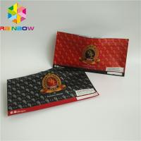 China Resealable k Plastic Pouches Packaging Clear Holographic Frosted Cigar Food Storage for sale
