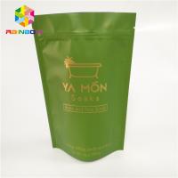China Clear Window Matte Plastic Pouches Packaging Aluminum Foil Crystal Bath Salt Heat Sealing for sale
