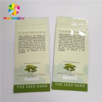 China Smell Proof Laminated Mylar k Stand Up Pouches Clear Custom Printing Logo for sale