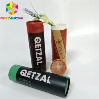 China Brown Composite Push Up Paper Tube Packaging Offset Printing For Garden Tools for sale