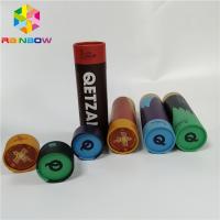 China Brown Composite Push Up Paper Tube Packaging Offset Printing For Garden Tools for sale
