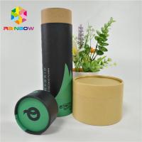 China Brown Composite Push Up Paper Tube Packaging Offset Printing For Garden Tools for sale