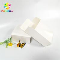 China White Color Cardboard Packaging Boxes Various Card Fleixble Logo Customized for sale