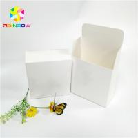 China White Color Cardboard Packaging Boxes Various Card Fleixble Logo Customized for sale
