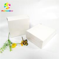 China White Color Cardboard Packaging Boxes Various Card Fleixble Logo Customized for sale