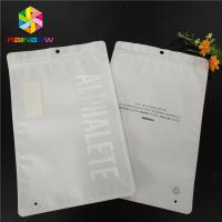 China Matte White Plastic Pouches Pack Smell Proof Heat Seal Mylar Earphone Ring Decoration Packing for sale