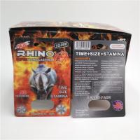 China Custom RHINO 96 Pill Blister Pack Packaging 3D Lenticular Card Eco - Friendly for sale