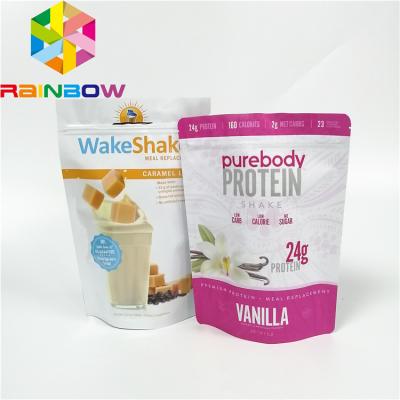 China Pure Vitamin C Powder Plastic Pouches Packaging Stand Up Top Zip Mylar Foil Pouch for sale
