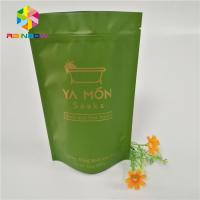 China Foil Lined Plastic Stand Up Zipper Pouch Bath Salt Skin Care Packaging Gravure Printing for sale
