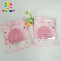 China Menstrual Cup Stand Up Pouch Heat Sealed Microwave Sterilizer Bag With Clear Wind for sale