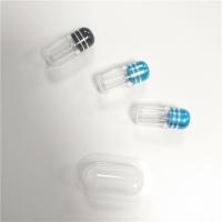 China PS Mini Rhino Pills Container Clear Plastic Pill Bottles Octagon Style With Metal Cap for sale