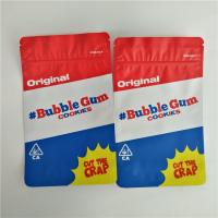 China Custom Printed Crc Stand Up Pouch , Child Resistant Mylar Bags 120-180 Mic Thickness for sale