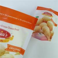 China 340g 12oz Snack Bag Packaging Cookies Jerky Doypack Self Standing Plastic Pouches for sale