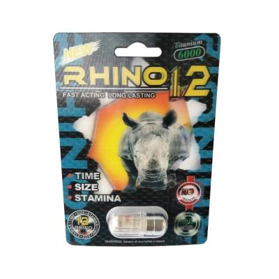 China Panther / Rhino 13 Pills Paper Box Packaging , Blister 3D Paper Cards Sexual Pills Boxes for sale