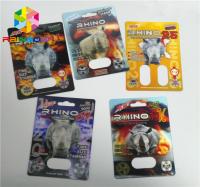 China PP 3D Printing Plastic Blister Card Packaging Normal Size For Rhino 69 Pills for sale