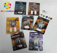 China PP 3D Printing Plastic Blister Card Packaging Normal Size For Rhino 69 Pills for sale