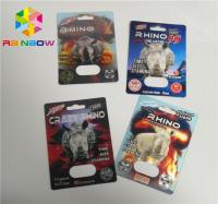 China Capsule PP 3D Printing Plastic Card Single / Double Pill Hole For Rhino 69 for sale