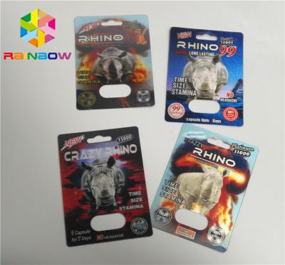 China Capsule PP 3D Printing Plastic Card Single / Double Pill Hole For Rhino 69 for sale