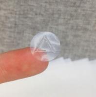 China PET Clear Shrink Sleeve Labels Braille Stickers Adhesive Tactile Warning Triangle Type for sale
