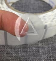 China PET Clear Shrink Sleeve Labels Braille Stickers Adhesive Tactile Warning Triangle Type for sale