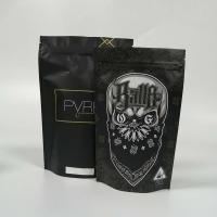 China Medical Cbd Plastic Pouches Packaging Smell Proof 1/4oz 1/2oz 1oz With Window / Zipper for sale