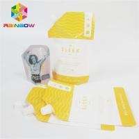 China Glossy Finish Nylon Liquid Stand Up Spout Pouch Baby Food Packaging Squeeze Bag for sale
