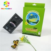 China Recyclable custom logo design brand printed UV Hot stamping paper card boxes with hang hole for gift cosmetics for sale