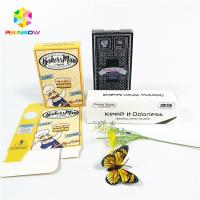 China Glossy shiny hot stamping OEM brand logo printed paper box gift cosmetics eyelash packaging card boxes for sale