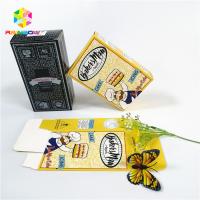 China Glossy shiny OEM design logo printed paper card box gift cosmetics eyelash packaging card boxes for sale