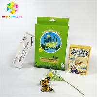 China Glossy shiny OEM design logo printed paper card box gift cosmetics eyelash packaging card boxes for sale