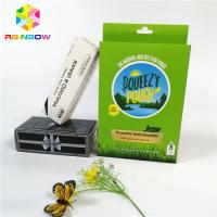 China Full color customized logo UV craft paper boxes with hang hole bottle gift cosmetics packing box for sale