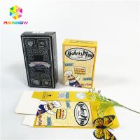 China Full color customized logo UV craft paper boxes with hang hole bottle gift cosmetics packing box for sale