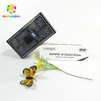 China Full color customized logo UV craft paper boxes with hang hole bottle gift cosmetics packing box for sale