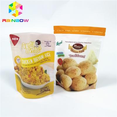 China Sauce Steamed Plastic Pouches Packaging Boiling Cooking Vacuum Storage Zipper Lock for sale