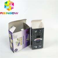 China Purple flat recyclable wax coating paper kraft corrugated paper box flute cardboard mailer box food grade coffee tea pac for sale