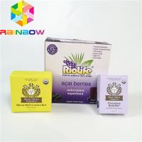 China Purple flat recyclable wax coating paper kraft corrugated paper box flute cardboard mailer box food grade coffee tea pac for sale