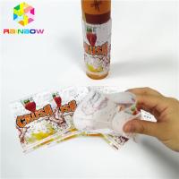 China PVC PET Shrink Sleeve Labels Waterproof Wrap Film Tube Plastic Bottle Box Packaging for sale