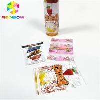 China Colorful Printed PVC PET Shrink Sleeve Labels Glass Bottle Cup Tube Labels Sticker for sale