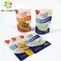 China Customized Plastic Stand Up Pouch , Aluminium Foil Pouch Logo Heat Resistant for sale